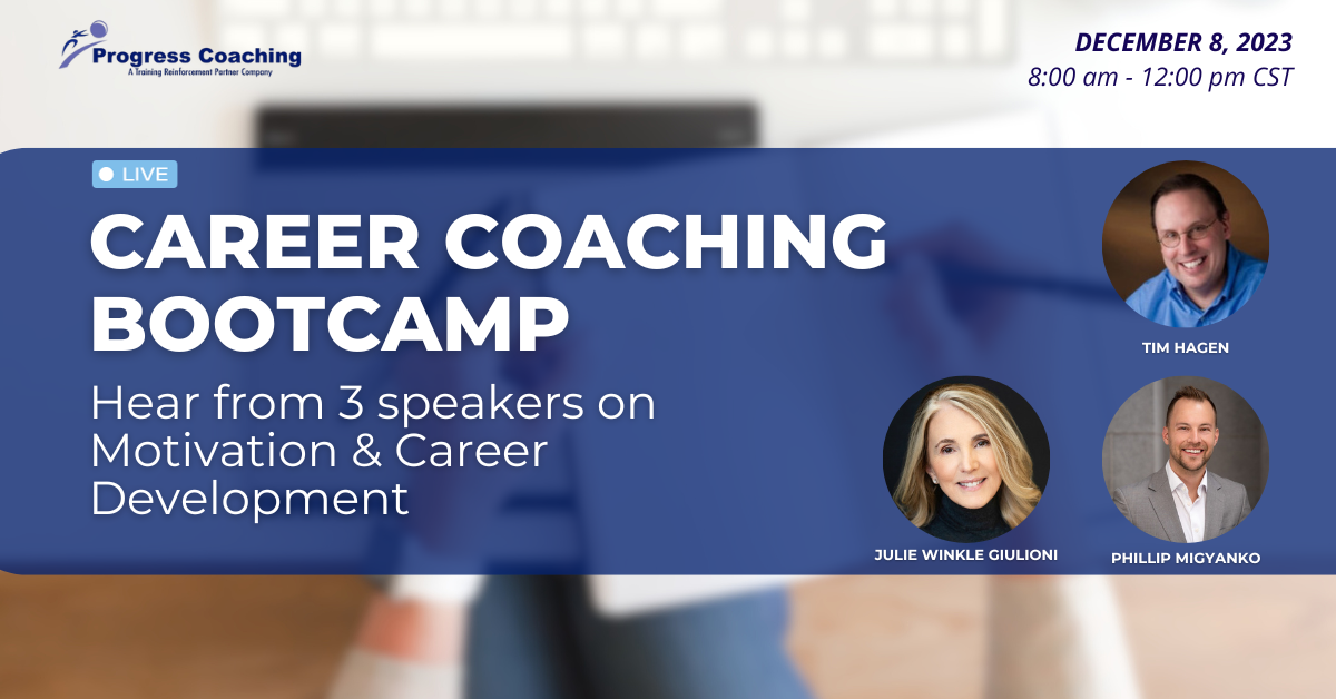 Join us for the Career Coaching Bootcamp on December 8, 2023!